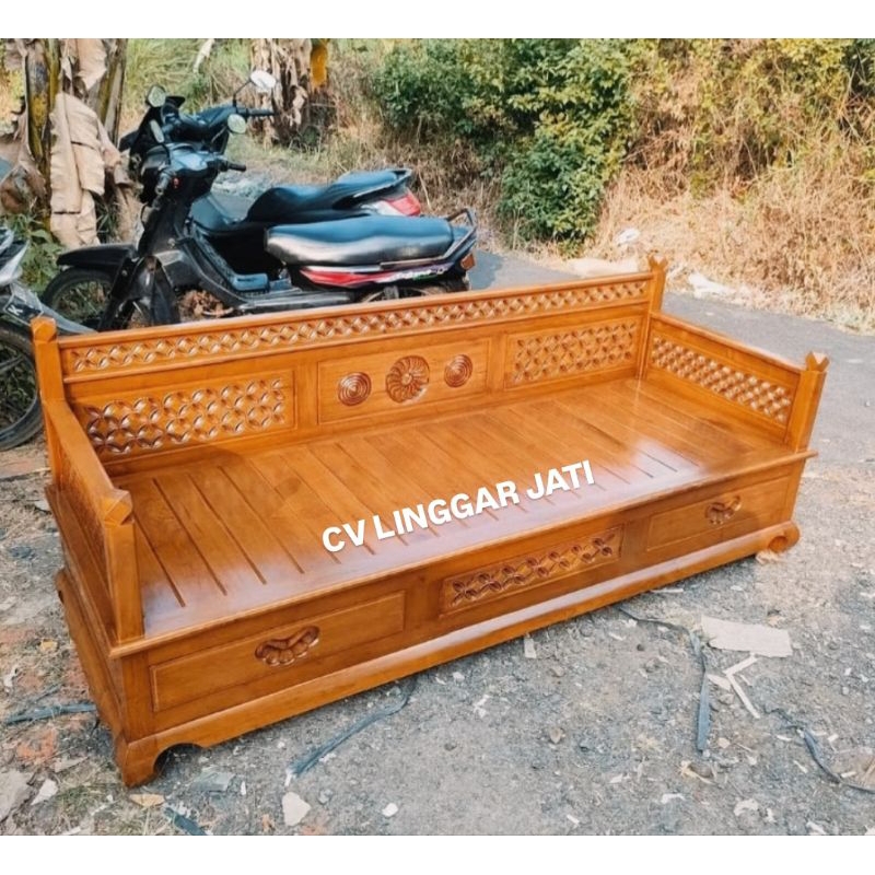 Jual Bale Bale Jati Thailand Resban Minimalis Daybed Kayu Jati TPK ...