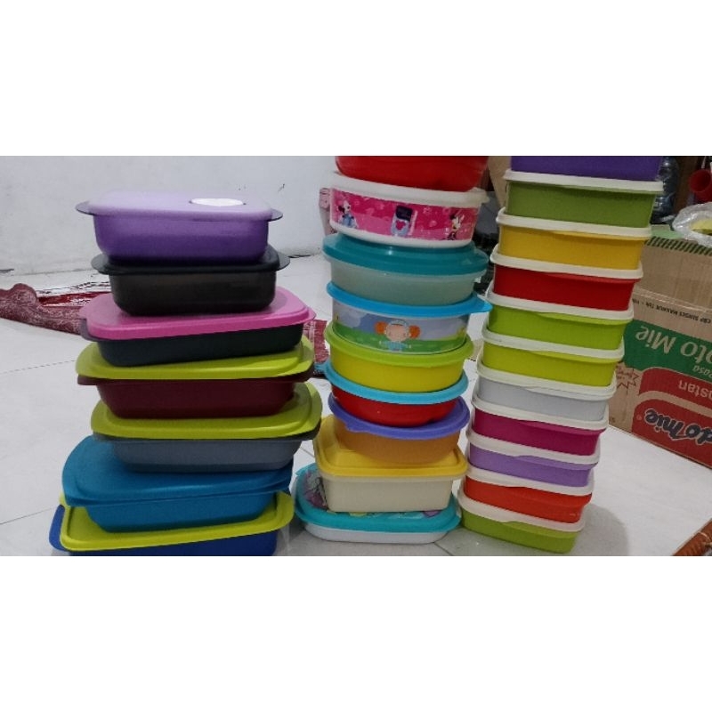 Jual Tempat bekal Tupperware second | Shopee Indonesia