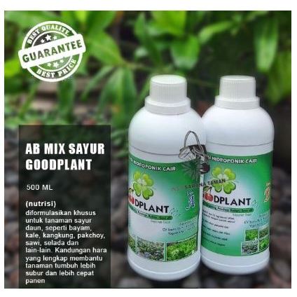 Jual NUTRISI HIDROPONIK AB MIX SAYUR GOOD PLANT 500ml | Shopee Indonesia