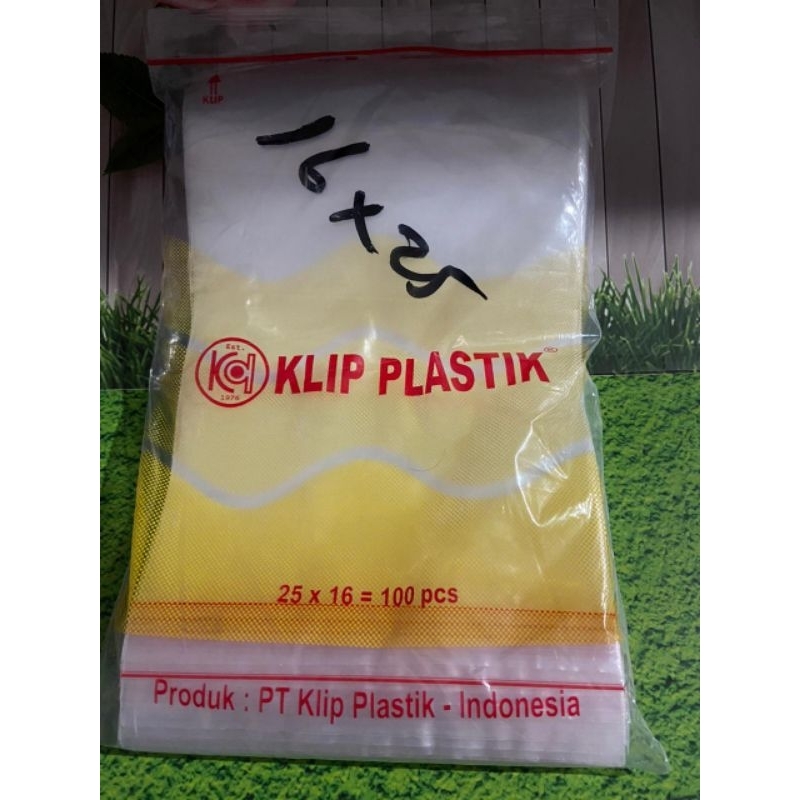 Jual Plastik klip ukuran 16x25 isi 100 lembar | plastik klip 16x25 ...
