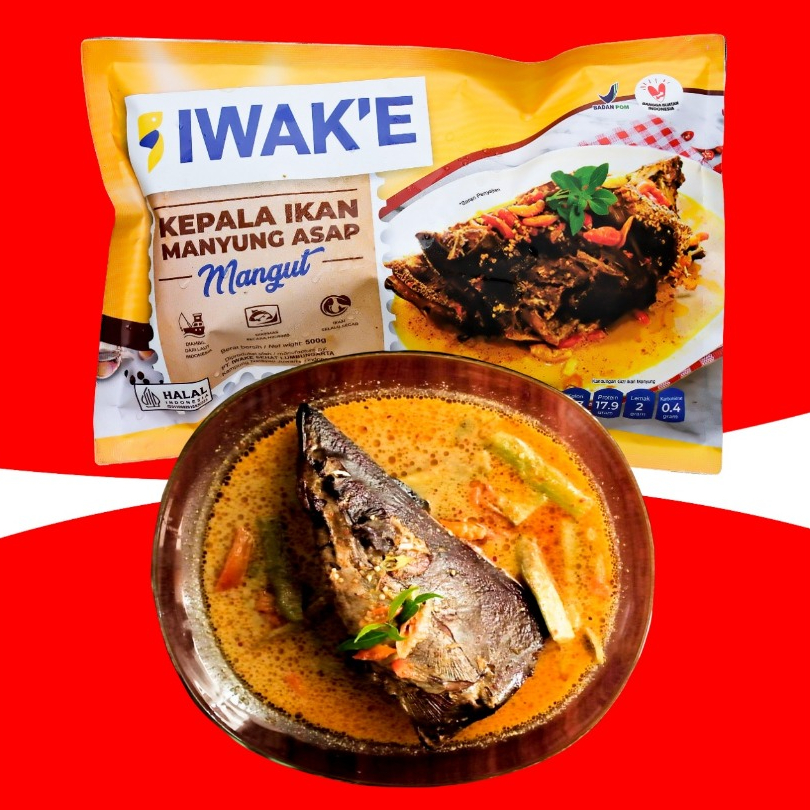 Jual KEPALA IKAN MANYUNG ASAP BUMBU MANGUT | IWAK'E FOOD | Shopee Indonesia