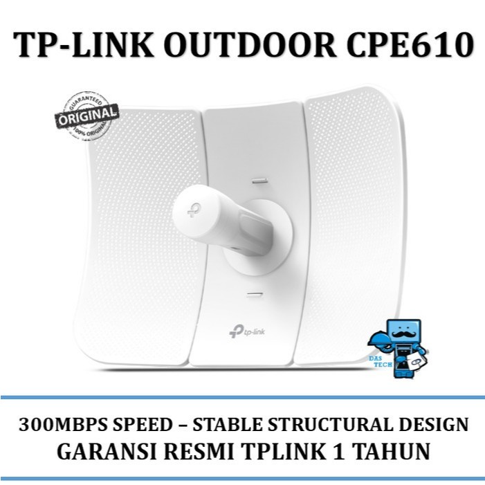 Jual TP-Link CPE610 5GHz 300Mbps 23dBi Outdoor CPE - Original Produk ...