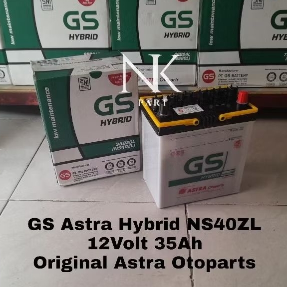 Jual Aki Mobil Mitsubishi Xpander New, Cross GS Astra Hybrid NS40ZL 35Ah | Shopee Indonesia