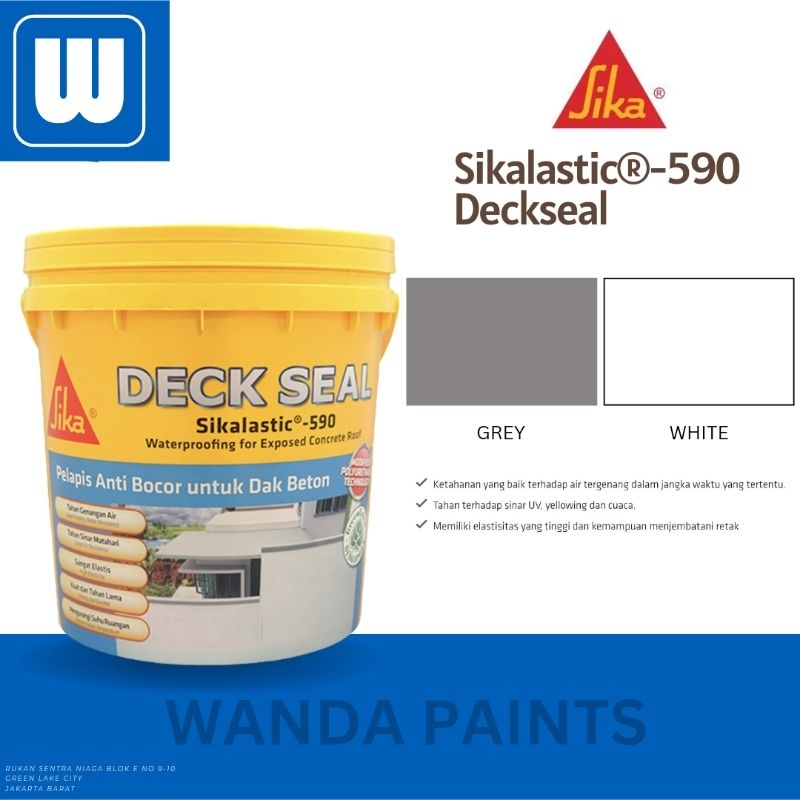 Jual SIKA Deck Seal SIKALASTIC 590 (4 KG) | Shopee Indonesia