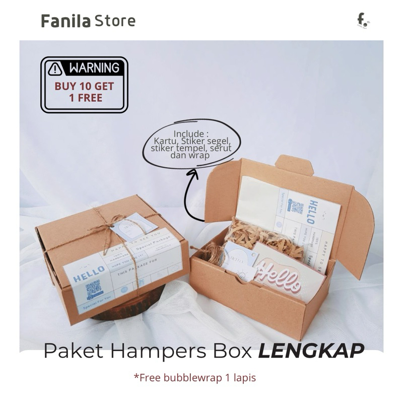 Jual [PRE ORDER 3 HARI] PAKET LENGKAP BOX HAMPERS TERMURAH/Gift box/BOX ...