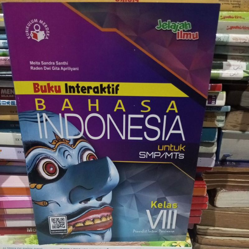 Jual BUKU INTERAKTIF BAHASA INDONESIA UNTUK SMP KELAS VIII KURIKULUM MERDEKA TERBITAN INTAN ...