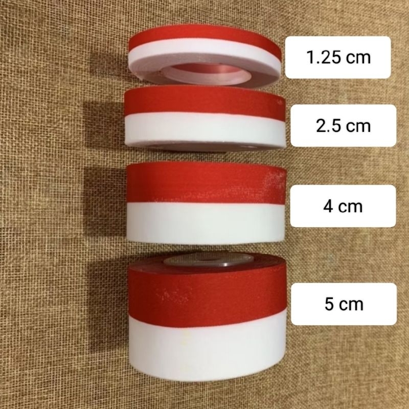 Jual pita kain bendera merah putih Indonesia dekorasi hiasan 17an ikat ...