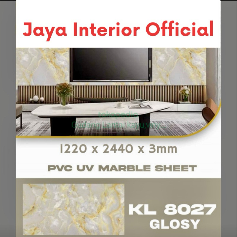 Jual PVC Marmer 1220x2440x3mm/PVC UV Marmer Sheet | Shopee Indonesia