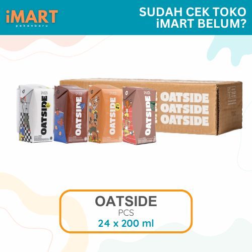 Jual Oatside Mini Susu Oat Milk Straw 200 ml - 1 Dus Isi 24 Pcs ...