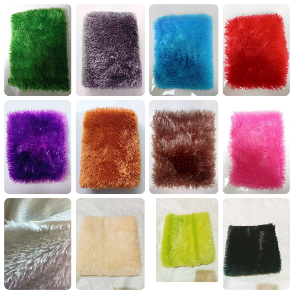 Jual KAIN RASFUR / KAIN BULU WARNA | LEBAR 180 cm (Panjang Bulu 15mm ...