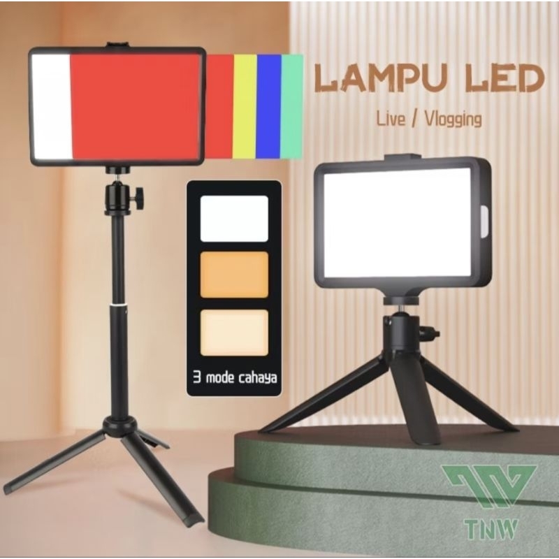 Jual TNW LAMPU FOTO/ LAMPU LED VIDEO LIGHT/ LAMPU FOTOGRAFI LIVE/ LAMPU ...