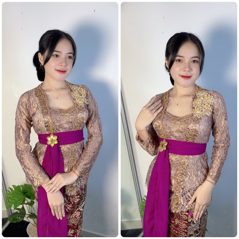 Jual Kebaya Resepsi dan Wisuda Bali(kebaya payet) | Shopee Indonesia
