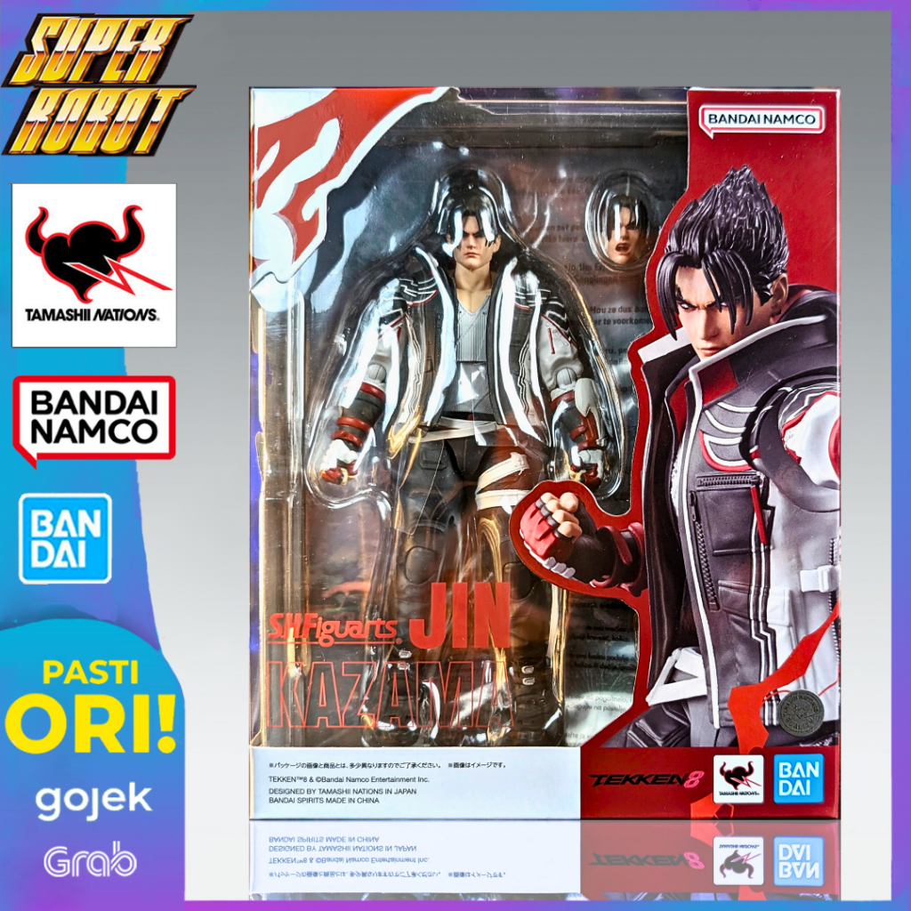 Jual 𝗕𝗔𝗡𝗗𝗔𝗜 SHF Jin Kazama Tekken 8 - SHFiguarts Tamashii Nations ...
