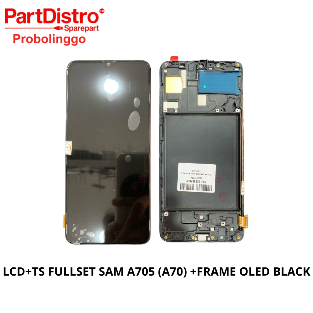 Jual LCD TS FULLSET SAM A705 (GALAXY A70) BLACK INCELL SHINE STAR OLED ...