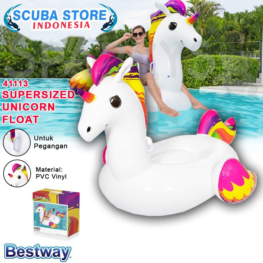 Jual 41113 Pelampung Dewasa Renang Bestway Supersized Unicorn ...