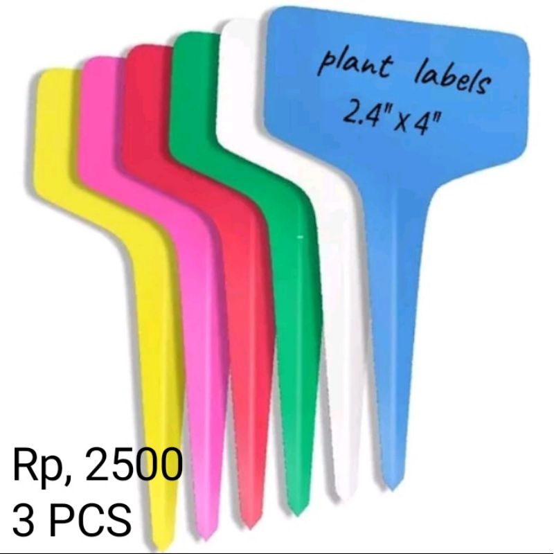 Jual Label tancap penanda nama tanaman 3 pcs | Shopee Indonesia