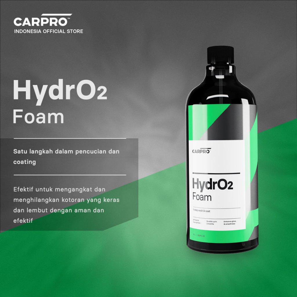 Jual CARPRO HydrO2 Foam (1 Liter) - Cuci & Nano Tech Sealant dalam 1 Langkah | Shopee Indonesia