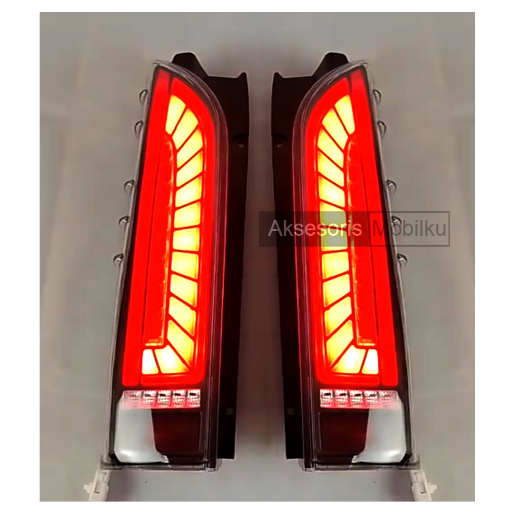 Jual Lampu Stoplamp Toyota Hiace Commuter Hi-Ace Led Bar Running Sein ...
