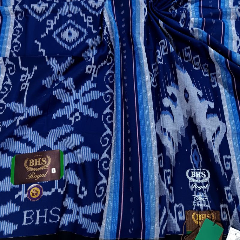 Jual SARUNG BHS ROYAL GOLD R57 IDB 1 BIRU | Shopee Indonesia