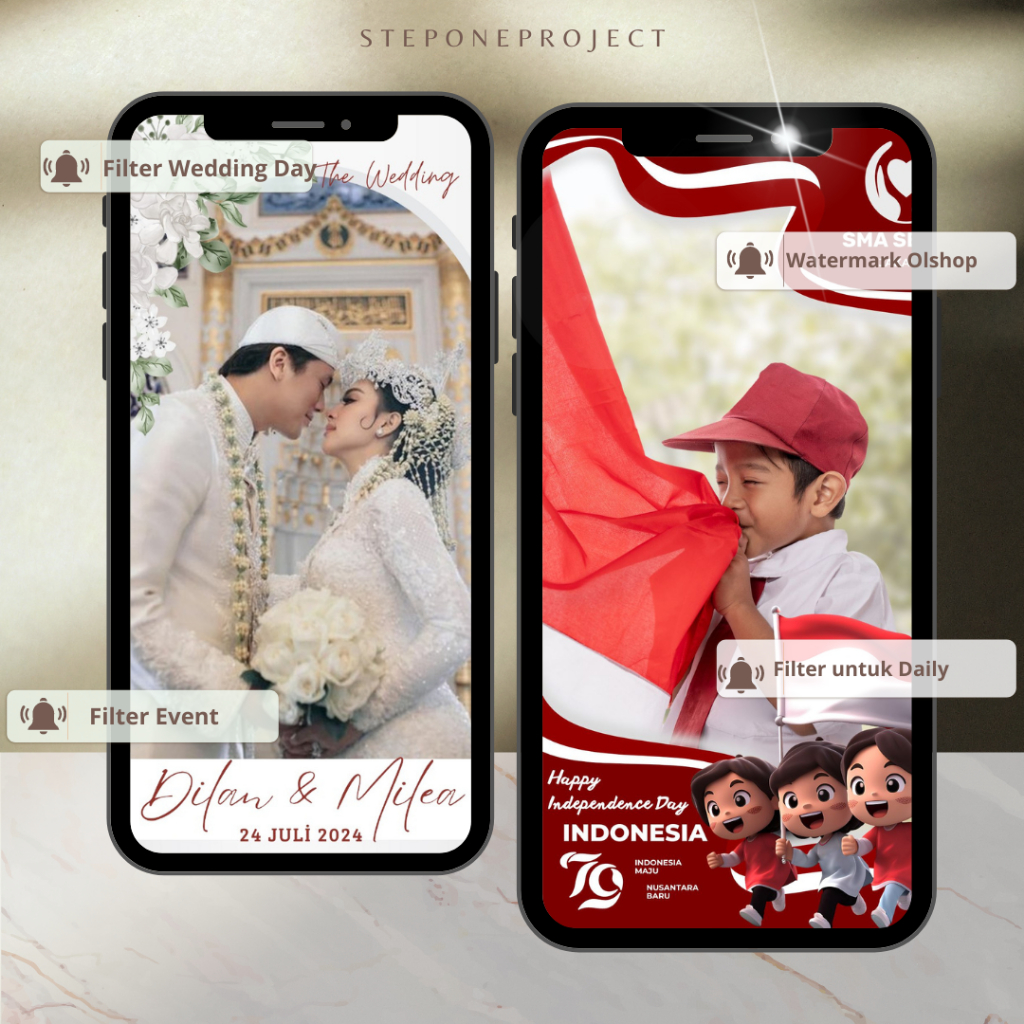 Jual FILTER IG CUSTOME (Wedding,Event,Daily,Toko) | Shopee Indonesia
