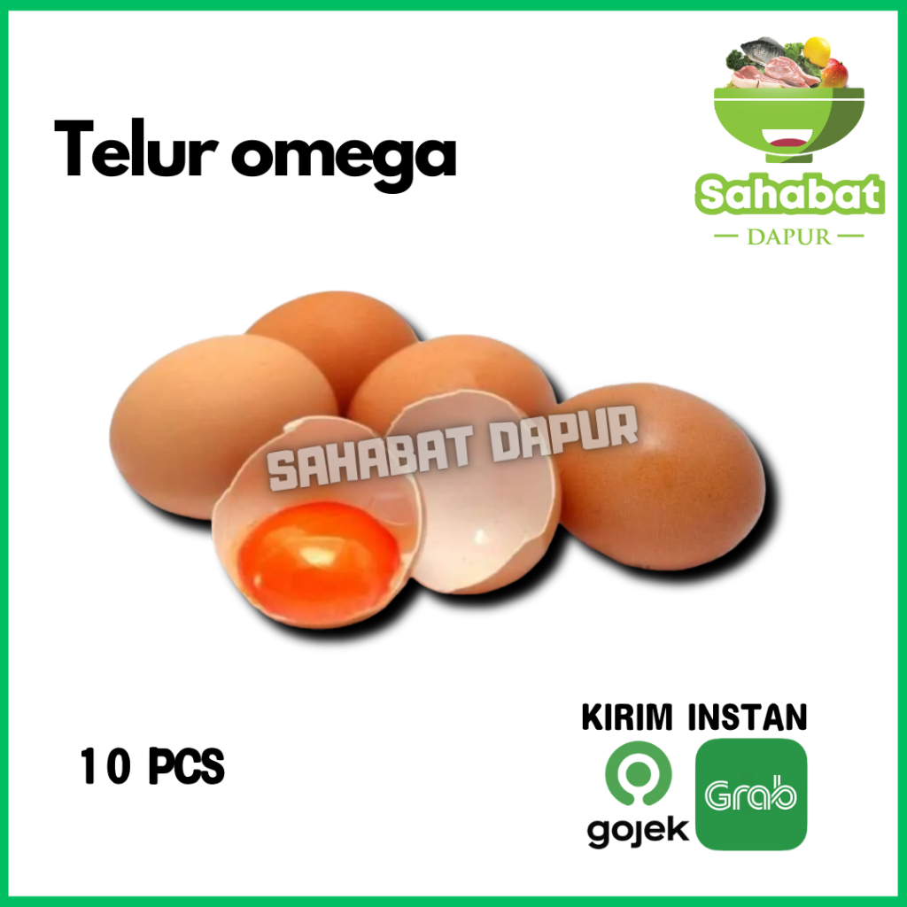 Jual Telur Omega / Telur Ayam Omega 10 pcs - Sahabatdapur | Shopee ...