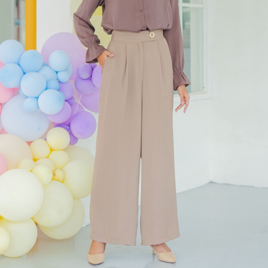 Jual Dostifashion Freya Kulot | Celana Kulot Formal Model Lurus ...