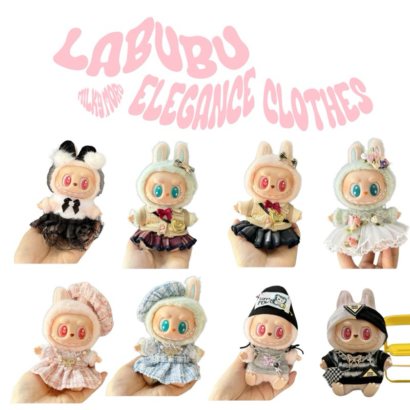 Jual LABUBU Elegant Clothes by Milky Moru (Clothes Only) | Baju Labubu ...