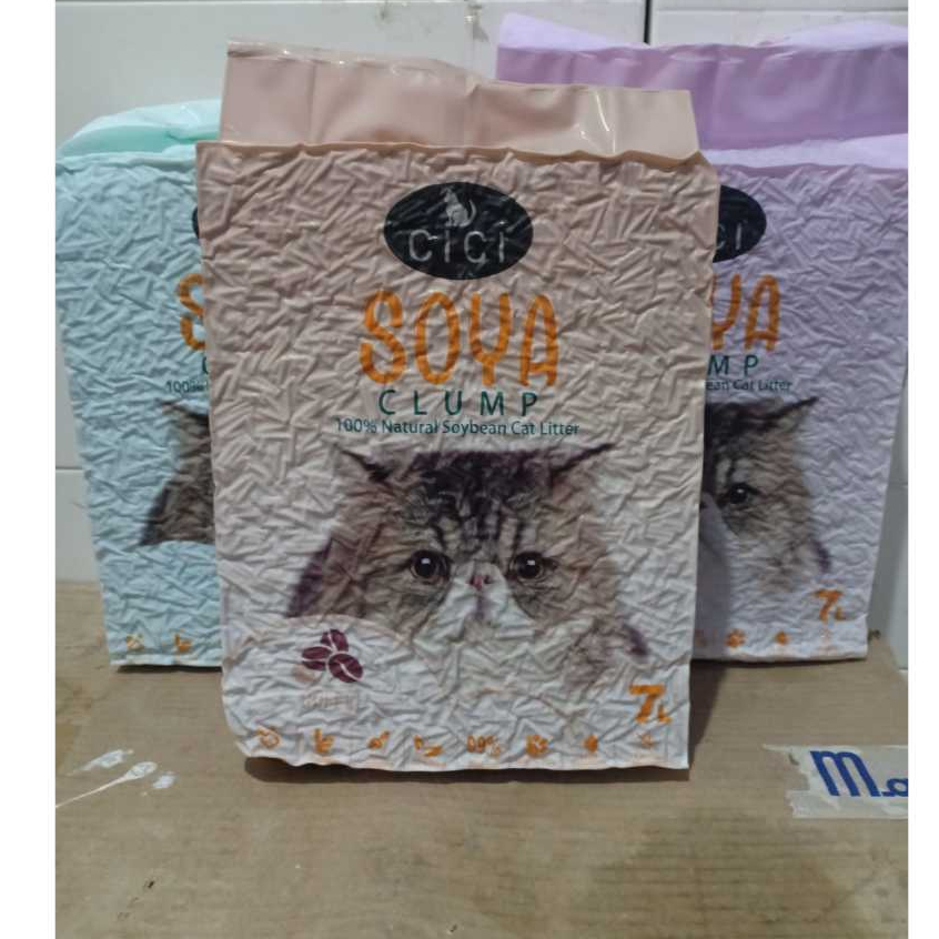 Jual Pasir Kucing Soya Clump 7Liter-Cici | Shopee Indonesia