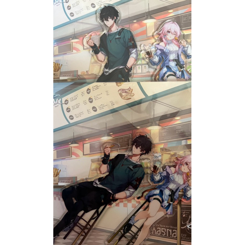 Jual Ready standee official Hsr honka star rail. dan heng march new ...
