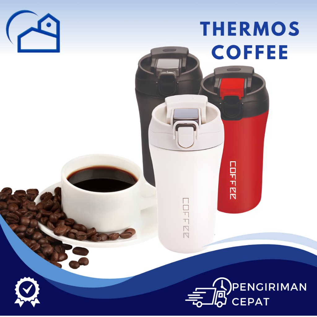 Jual TERMOS MUG COFFEE / GELAS AIR MINUM Tahan panas Termos coffee kopi ...