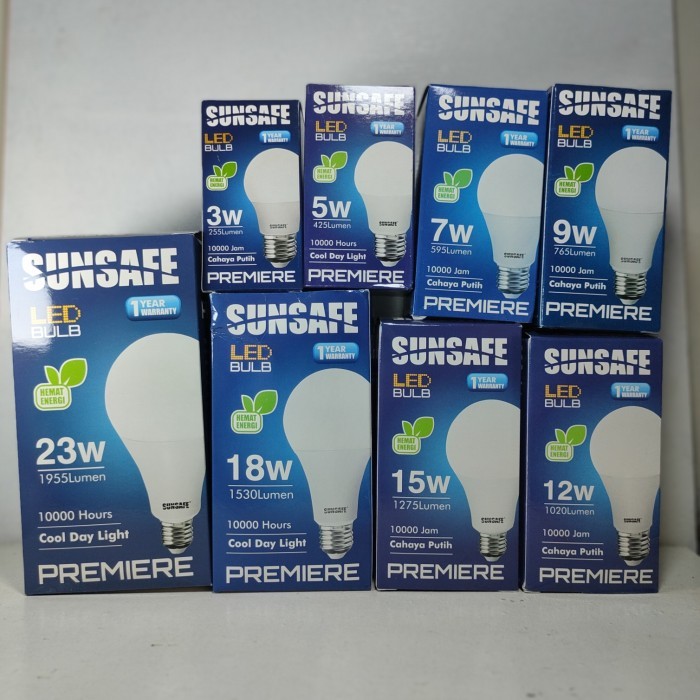 Jual LED LAMPU SUNSAFE PREMIER 3W/5W/7W/9W/12W/15W/18W/23W | Shopee ...
