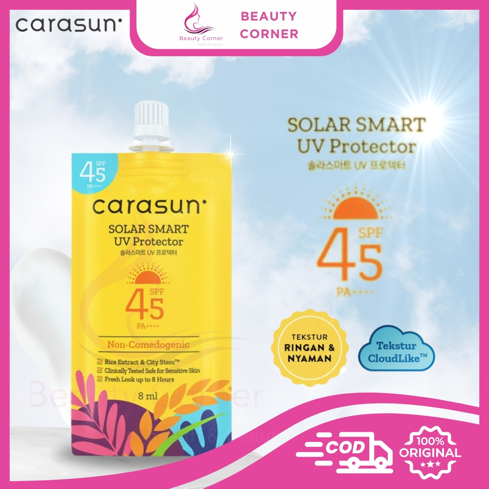 Jual Carasun Solar Smart UV Protector SPF 45 PA++++ - 8ml | Shopee ...