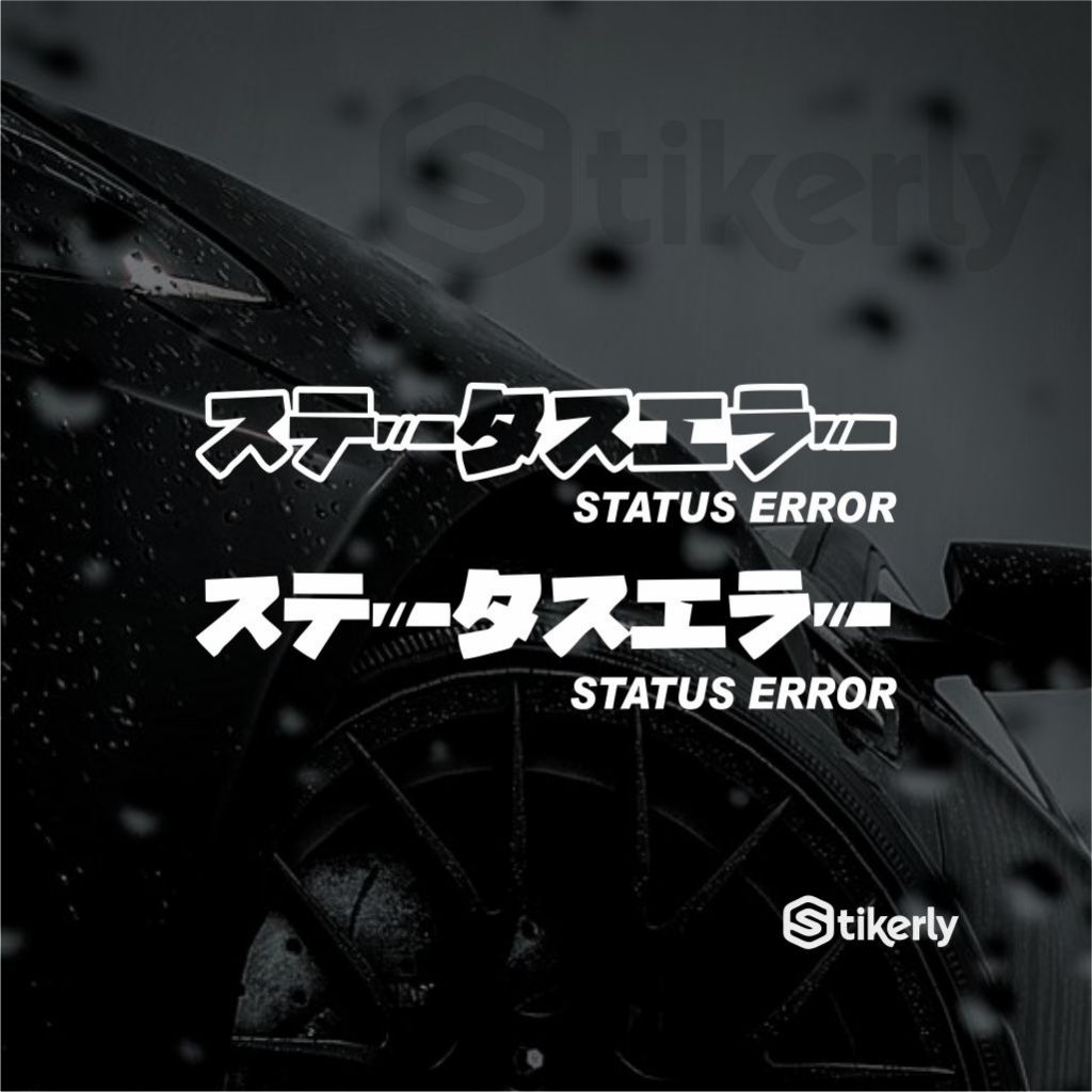 Jual Stiker Jdm Status Error Kanji Jepang Cutting Menyala StikCut ...