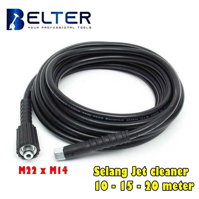 Jual Selang jet cleaner 10 15 20 25 meter BELTER selang High pressure ...