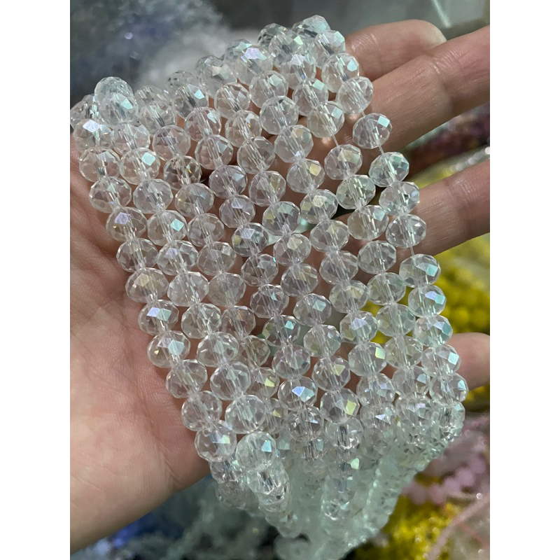 Jual manik CRYSTAL CEKO BAKPAO bening 2mm 4mm 6mm 8mm | Shopee Indonesia