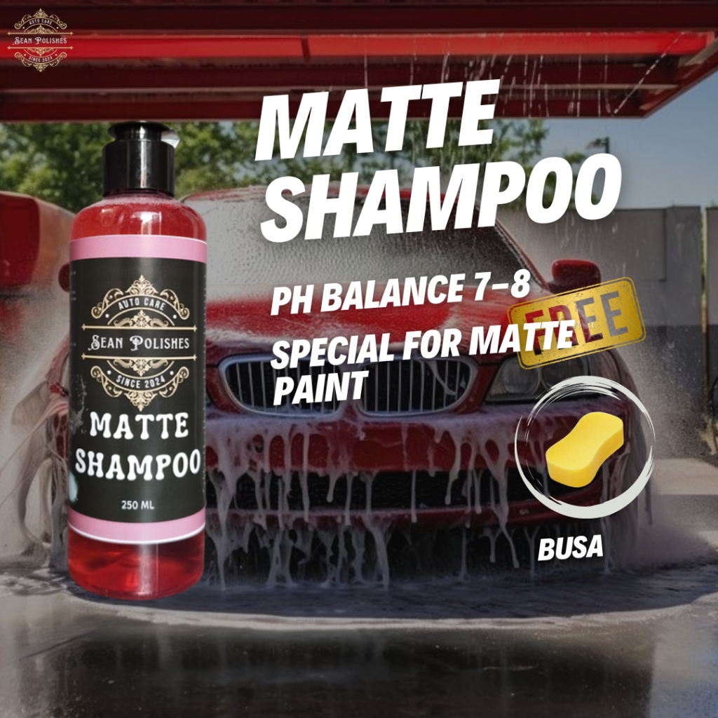 Jual MATTE CAR SHAMPOO | Sean Polishes | Sabun Cuci kendaraan untuk cat ...