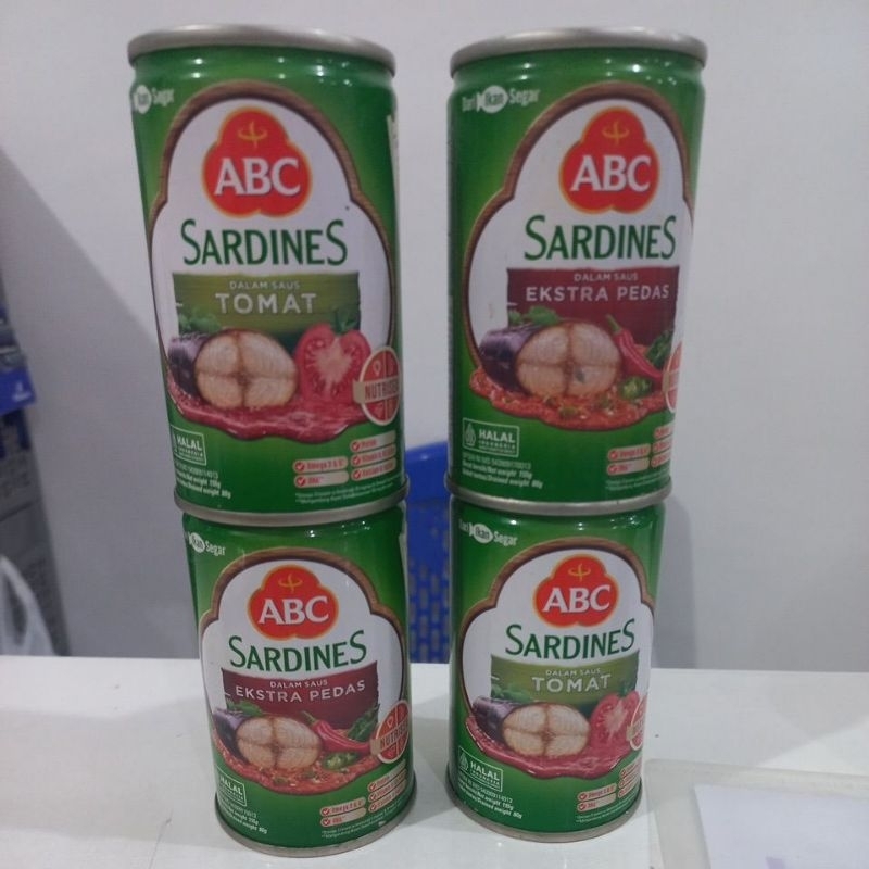 Jual Sarden ABC | ABC Sardines 155gr | Shopee Indonesia