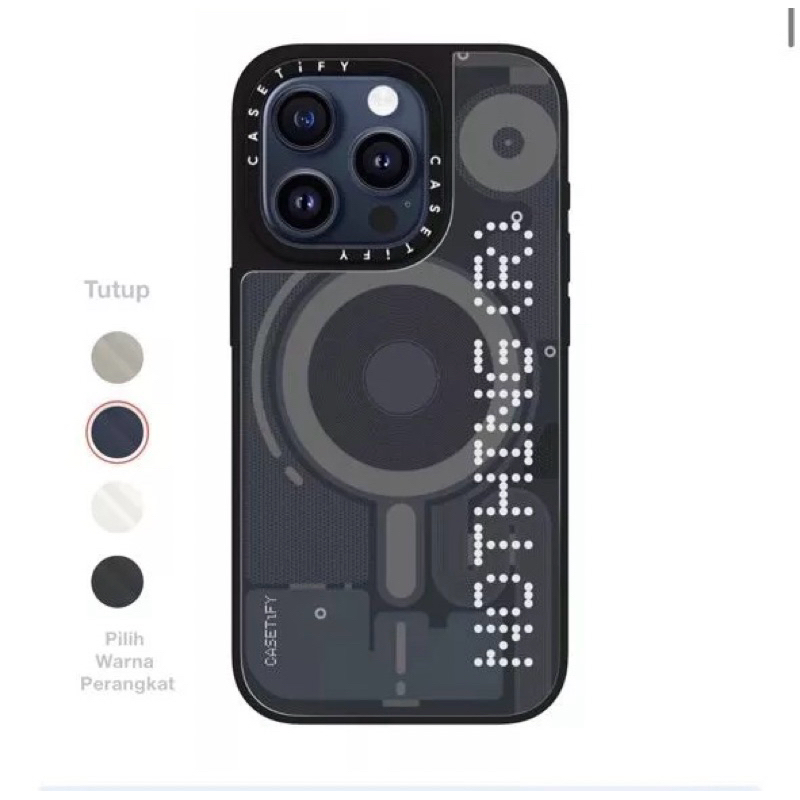 Jual CASETiFY x Nothing - Mirror Case Magsafe iPhone 15 Pro Max | Shopee Indonesia