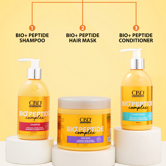 Jual CBD BIO+PEPTIDE COMPLEX CONDITIONER 250ML | HAIR MASK 500GR ...