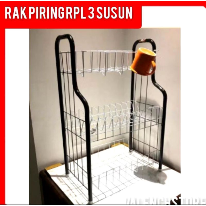 Jual Rak Piring 3 susun | Shopee Indonesia