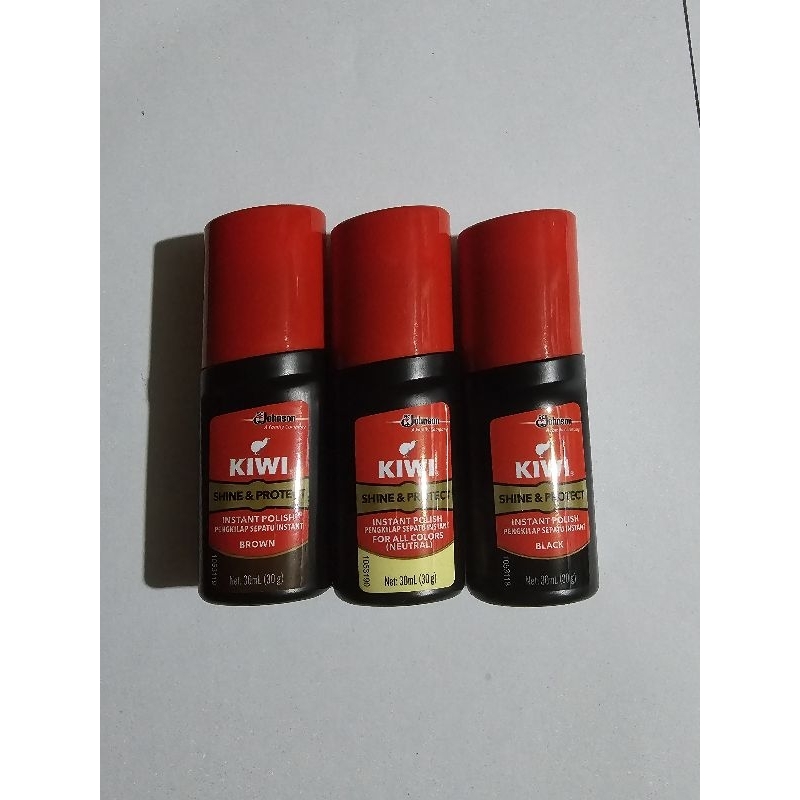 Jual KIWI SHINE AND PROTECT INSTANT POLISH 30ml 100% ORIGINAL PRODUCT SEMIR SEPATU | Shopee ...