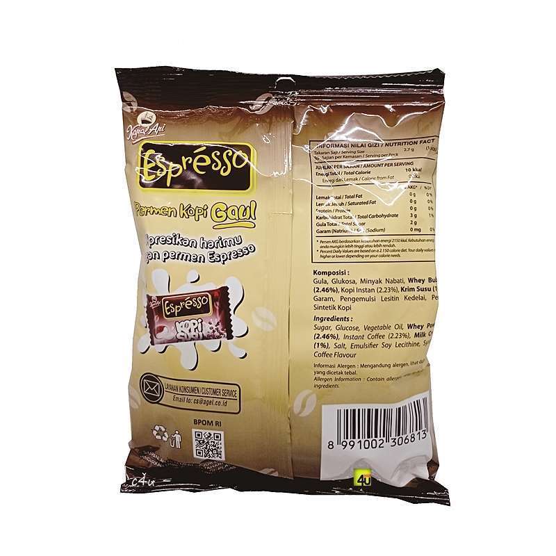 Jual WP - Permen Espresso Kopi Susu (1 Bungkus / 50 Pcs) | Shopee Indonesia