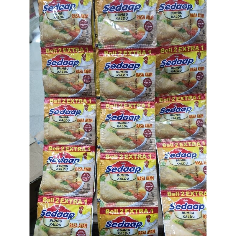 Jual sedaap bumbu kaldu ayam dan sapi 18pc | Shopee Indonesia