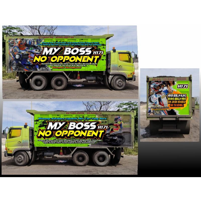 Jual Decal sticker custom truck HINO-ISUZU-CANTER limited edition ...