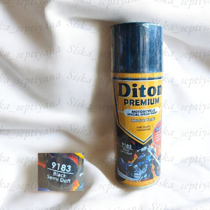 Jual Pilok Pilox Pylox Cat Semprot Diton Premium Black Semi Doff Hitam ...