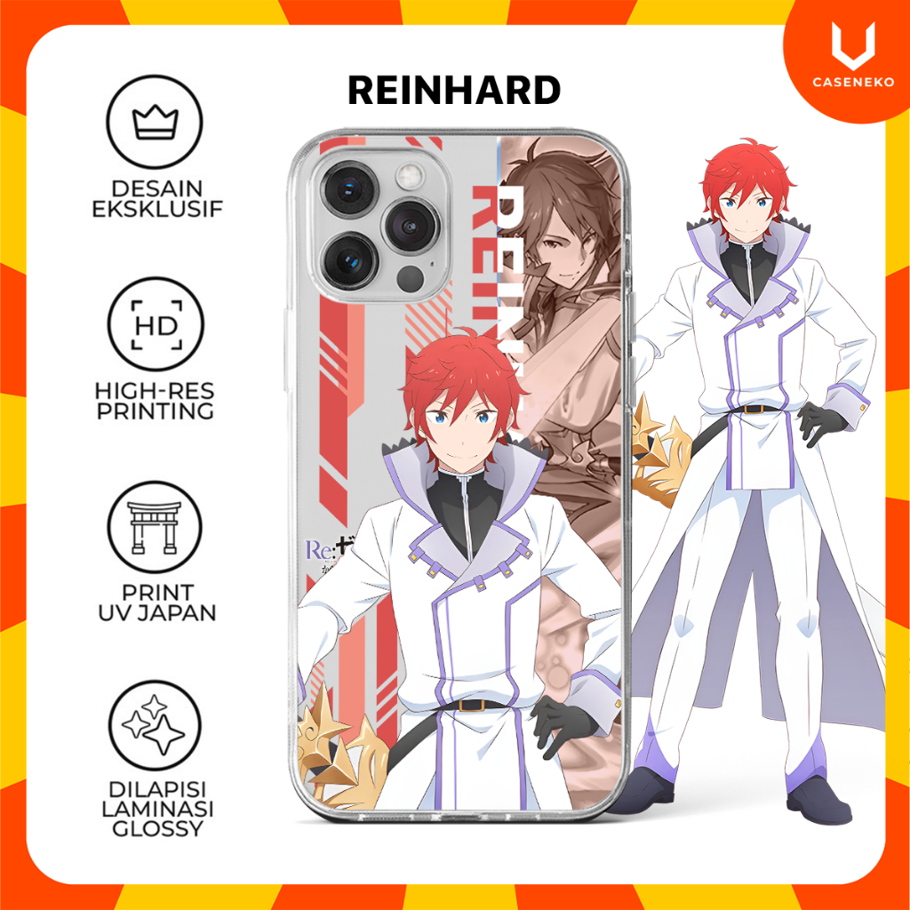 Jual Custom Case Reinhard Re:Zero kara Hajimeru Isekai Seikatsu Rezero ...