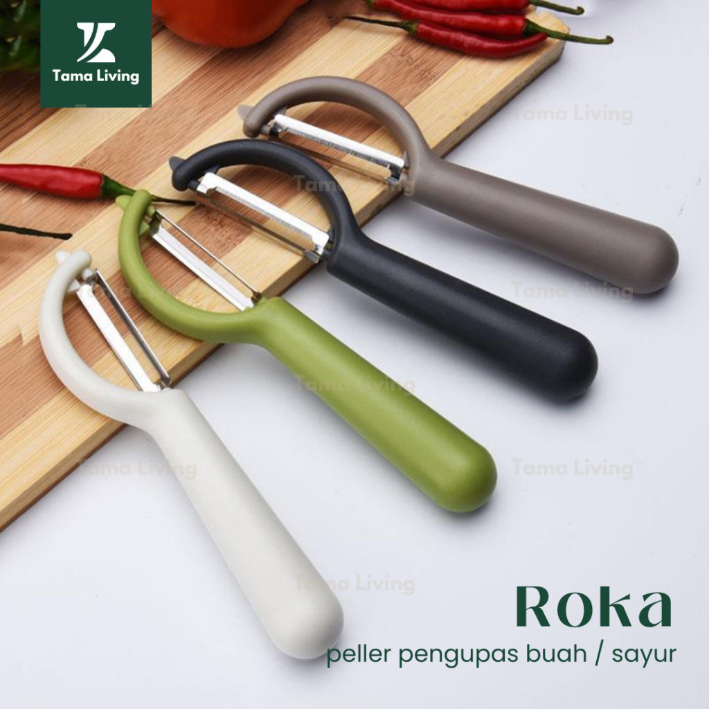 Jual TAMA LIVING Roka Alat Pengupas Sayur Buah Peeler Buah Sayur ...