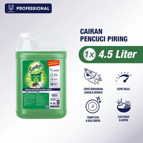 Jual Sunlight 5 Liter Profesional | Sunlight Jerigen | Sabun Cuci ...
