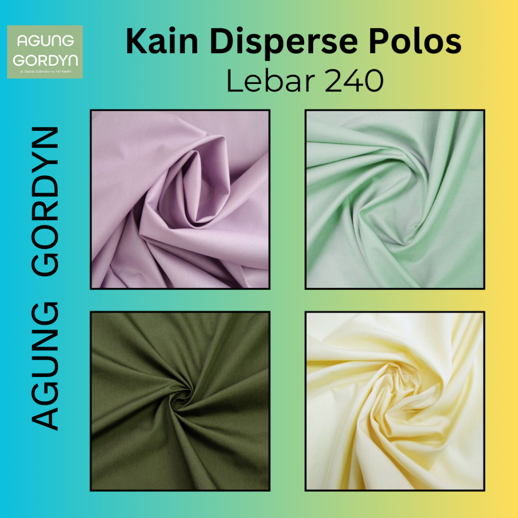 Jual KAIN DISPERSE POLOS 100GSM METERAN L240 - KAIN MICROTEX POLYMICRO ...