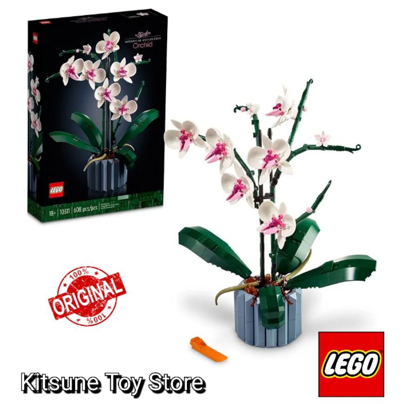 Jual Lego Icons 10311 Botanical Collection Orchid Artificial Flower ...